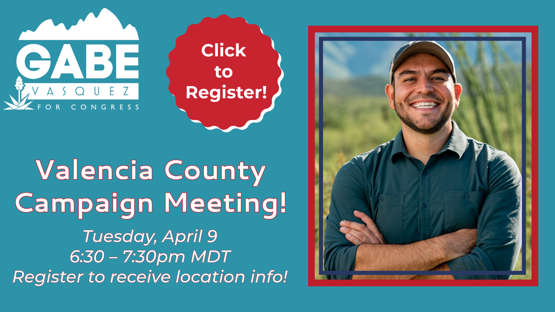 Valencia County Campaign Meeting for Rep. Gabe Vasquez! - Democratic ...